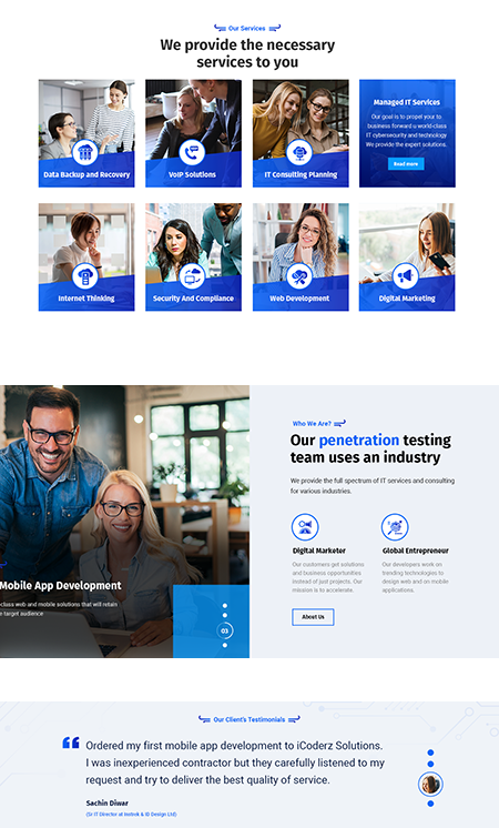 Landing Page - Oceanmtech